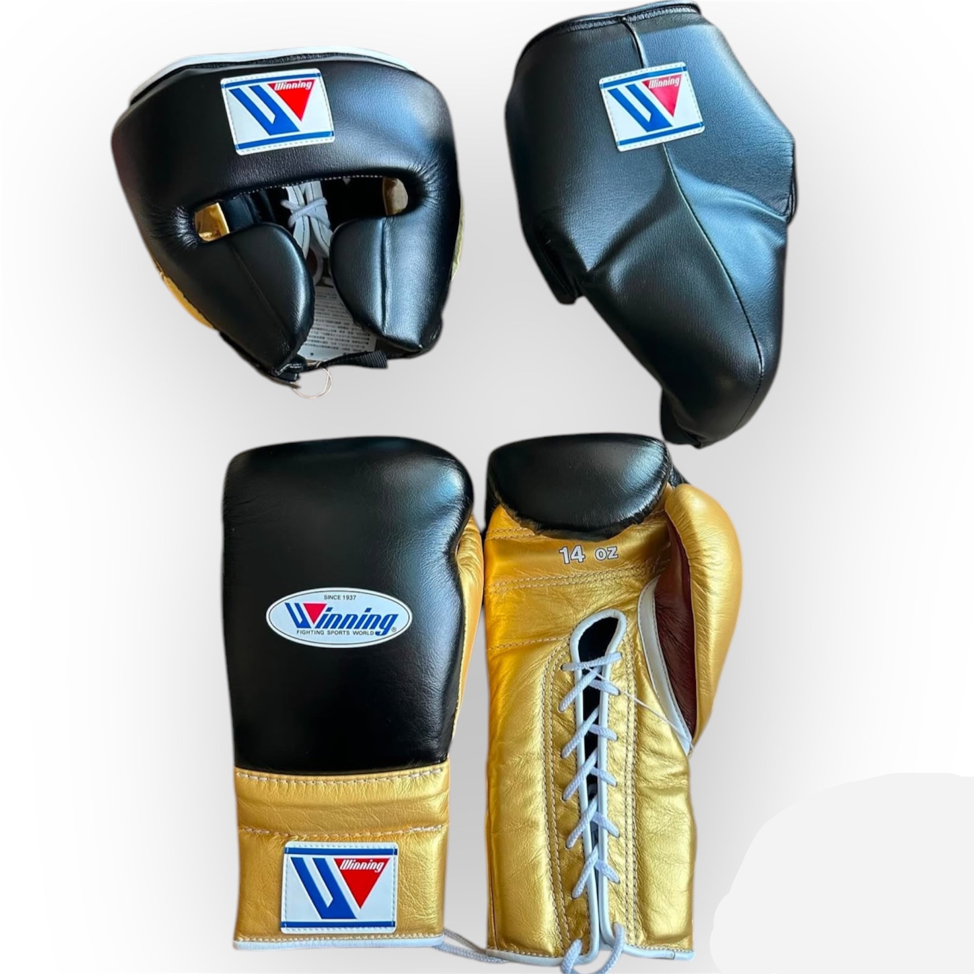 Gold & Black Combo | Handmade Boxing Sparring Kit | Winning | Premium ...